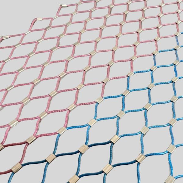 Quality Flexible Stainless Steel Rope Mesh 304/316 Customizable For Cladding & Safety for sale