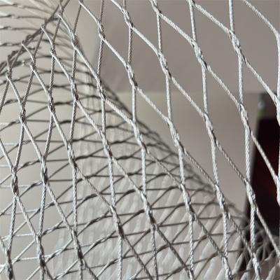 China Braided 50 X 50mm Stainless Steel Wire Rope Mesh 3.0mm For Versatile Safety Solution for sale