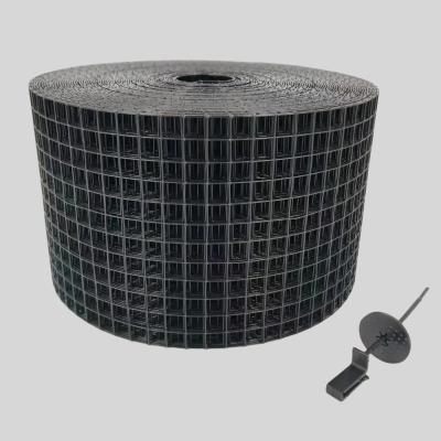 China Black PVC Coated Solar Panel Wire Mesh 16ga 19ga Wire Diameter In Imperial for sale