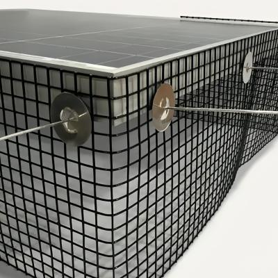 China 30M Solar Panels Bird Mesh Kit PVC Coated 100ft 30.5m UV Protected for sale