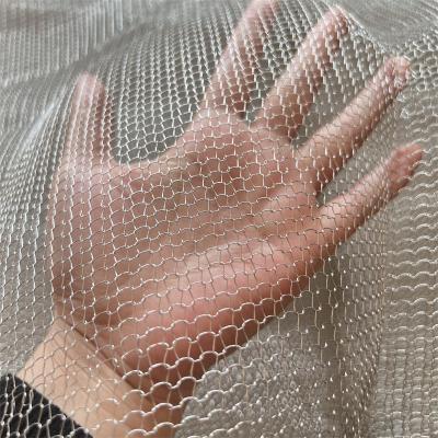 China Flexible Knitted Stainless Steel Bird Netting Corrosion Resistant EMI Shielding Mesh Roll for sale