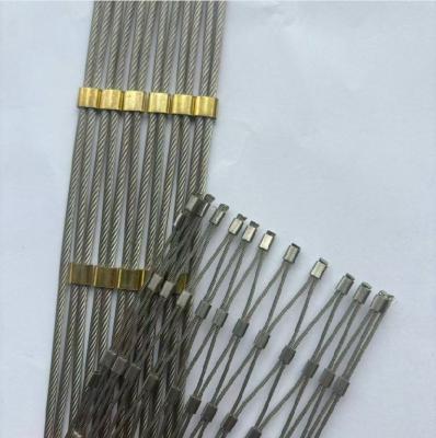 China Inox 304 Marine Grade Corrosion Resistant Wire Rope Mesh For Marine Barriers for sale