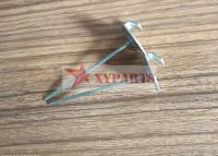 China Round / Rectangular Base Metal Lacing Anchors For Removable Insulation Blanket for sale