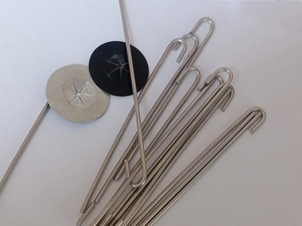 Quality 100 Pack Solar Panel Mesh Clips For Bird / Pigeon / Squirrel Guard for sale