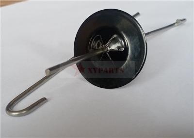 China 30mm Stainless Steel Self Locking Washers Double Side Black Coating To Fasten Solar Panel Clips for sale