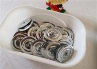 China Perforated Base Pins Fixed Self Locking Insulation Washers 32mm Round for sale