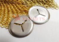 China 1.5 Inches Round Self Locking Insulation Washers polished CD Weld pins fixed for sale