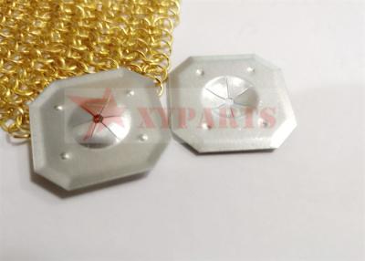 China HVAC Accessories 30mm Galvanized Square Insulation Self Locking Speed Washers for sale