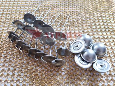 China Stainless Steel Lacing Anchor Rock Wool Insulation Pins For Removable Covers Pads for sale