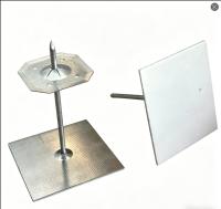 China Self Adhesive 50mm Square Base Rockwool Insulation Pin for sale