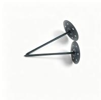China Adhesive Round Base Insulation Hangers Galvanized Steel for sale