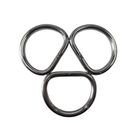China 3 X 25 X 30 Mm Stainless Steel D Type Lacing Rings For Fixing Insulation Jackets for sale