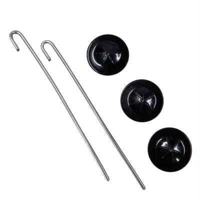 China Solar Panels Aluminum Self Locking Clips For Attaching Squirrel Guard Wire for sale