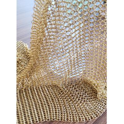 China Weld Decorative Metal Mesh Curtain For Screens Room Dividers for sale