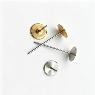 China Building Material Rook Wool Insulation Fastener Thermal CD Weld Nails With Cupped Base for sale