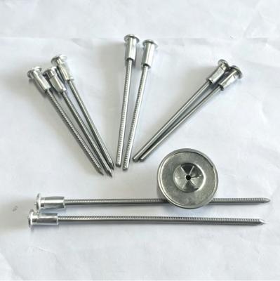 China 6x15MM Aluminum Weld Base Bimetallic Insulation Pins With Self Locking Washer for sale