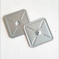 China HVAC Accessories 30mm Galvanized Square Insulation Self Locking Speed Washers for sale