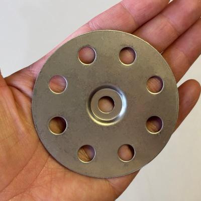 China 70mm Stainless Steel Disc Washers With Perforated Round Hole For Insulation Boards for sale