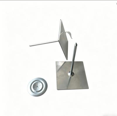 China 50mm Tape Base Rock Wool Fastener Adhesive Insulation Metal Self Stick Pins for sale