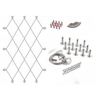 China Rustproof Green Wall Trellis System With Flexible Net Construction And Four Hanging Options for sale