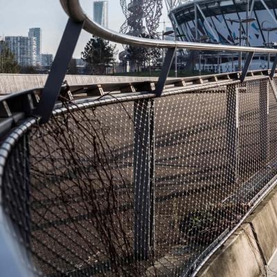 China Wire Rope Netting Stainless Steel Webnet Safety Systems For Bridge Fall Protection for sale