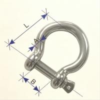 Quality European Type Forged Carbon Steel Bow Shackle Galvanized for Heavy Industry & for sale