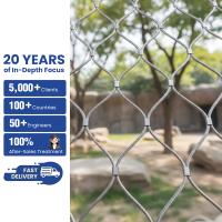Quality Corrosion Resistant Zoo Netting SS Rope Mesh for Pigeon Lofts Chew Proof and for sale