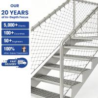 Quality 304 Stainless Steel Rope Mesh With 7×7 / 7×19 Construction For Easy Installation for sale