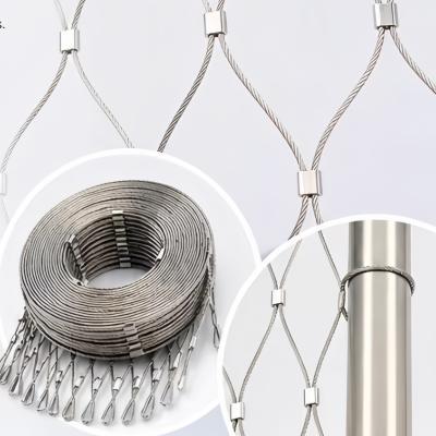 China Virtually Invisible Premium Stainless Steel Cable Trellis With Wall Standoff Brackets For Plant Support Net for sale