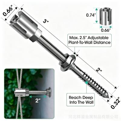 China Heavy-duty stainless steel plant support systems are suitable for outdoor climbing plants for sale