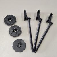 China Black Nylon Solar Panel Mesh Clamp, For Pest Control Services for sale