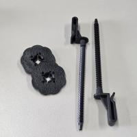 China Black Nylon Solar Panel Mesh Clamp, For Pest Control Services for sale