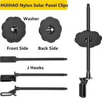 China Black Nylon Solar Panel Mesh Clamp, For Pest Control Services for sale