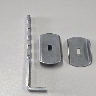 China L‑Shaped Furnace And Kiln Fiber Blanket Fixing Nails, Arc‑Shaped Gaskets, High‑Temperature Refractory Furnace Lining Anchor Accessories for sale