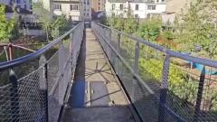 modular stainless steel railing system with Webnet Frames