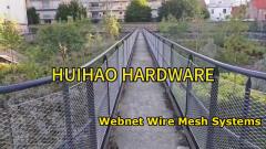 Webnet Wire Mesh Systems for for bridges, car parks or observation platforms