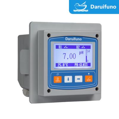 China 2 SPST IP66 Industrial Online pH ORP Controller With LCD Display Screen For Sewage for sale