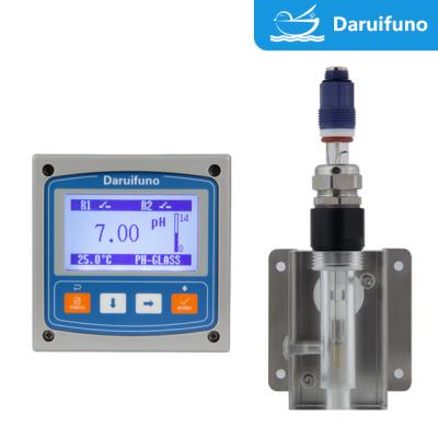 China Online PH / ORP-Sender mit RS485 Zwei Relais 0/4 ~ 20mA Ausgang für Abwasser oder Trinkwasser zu verkaufen