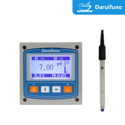 China Online PH / ORP-Sender mit RS485 Zwei Relais 0/4 ~ 20mA Ausgang für Abwasser oder Trinkwasser zu verkaufen