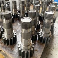 China Excavator Swing Pinion Shaft 14 Teeth 34 Keys 375mm for E320C E320D Final Drive for sale