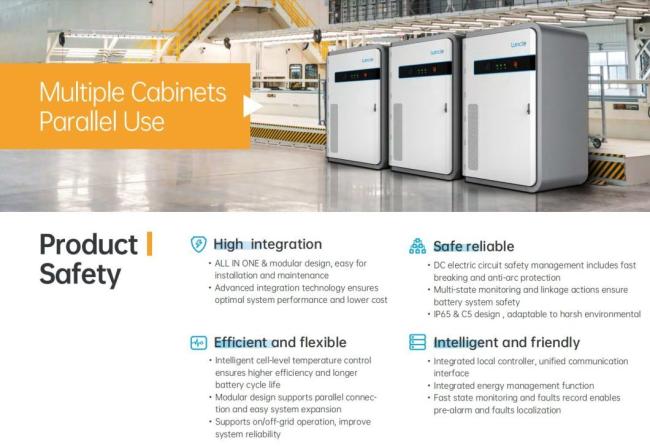 380V 100kw, 229kwh 258kwh Commercial Energy Storage System with LFP Battery Case
