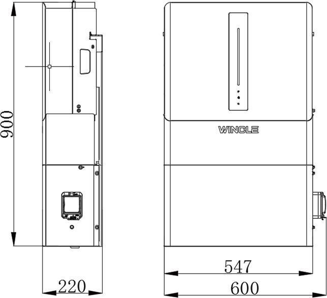 15.36kwh All in One LFP Battery with Inverters for Household Energy Storage system