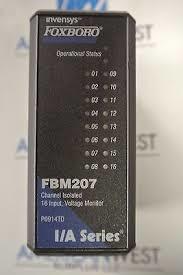 China Foxboro PLC FBM207/B/C Voltage Monitor/Contact Sense Input Modules for sale