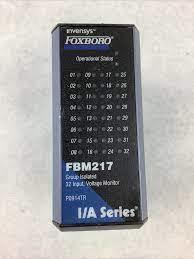 China FBM217 Foxboro PLC 30 V Dc 240 V Discrete Input Module for sale