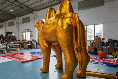 China Customized Oxford Cloth Inflatable Camel Giant Life Size Camel Model For Decoration for sale