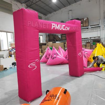 中国 オーダーメイド スタート・フィニッシュ・ライン 膨らむアーチ 膨らむスポーツ・アーチ ゲート レース・イベント 販売のため