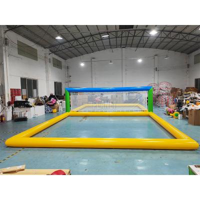 China Outdoor Airtight Inflatable Volleyball Field Inflatable Volleyball Court Water Sports Game Pool For Rental for sale