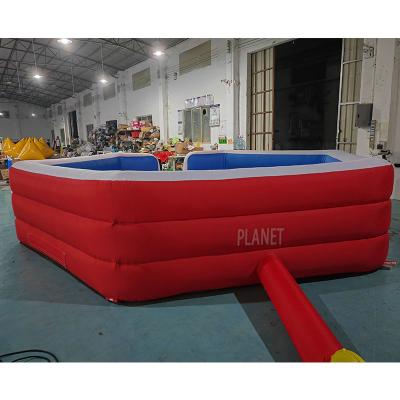 China Custom Team Building Inflatable Gaga Pit Inflatable Gaga Ball Pit Field Gaga Court For Kids And Adulits for sale