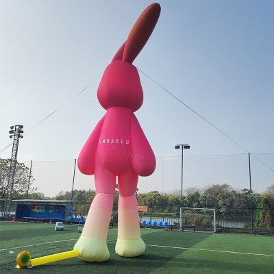 China Giant Inflatable Rabbit Inflatable Rabbit Cartoon Inflatable Bunny For Art for sale