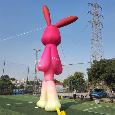 China Giant Inflatable Rabbit Inflatable Rabbit Cartoon Inflatable Bunny For Art for sale